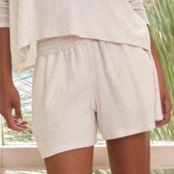 Johnny Was | Shorts | Johnny Was Calme Smocked Cozy Short In Beige Nwt ...